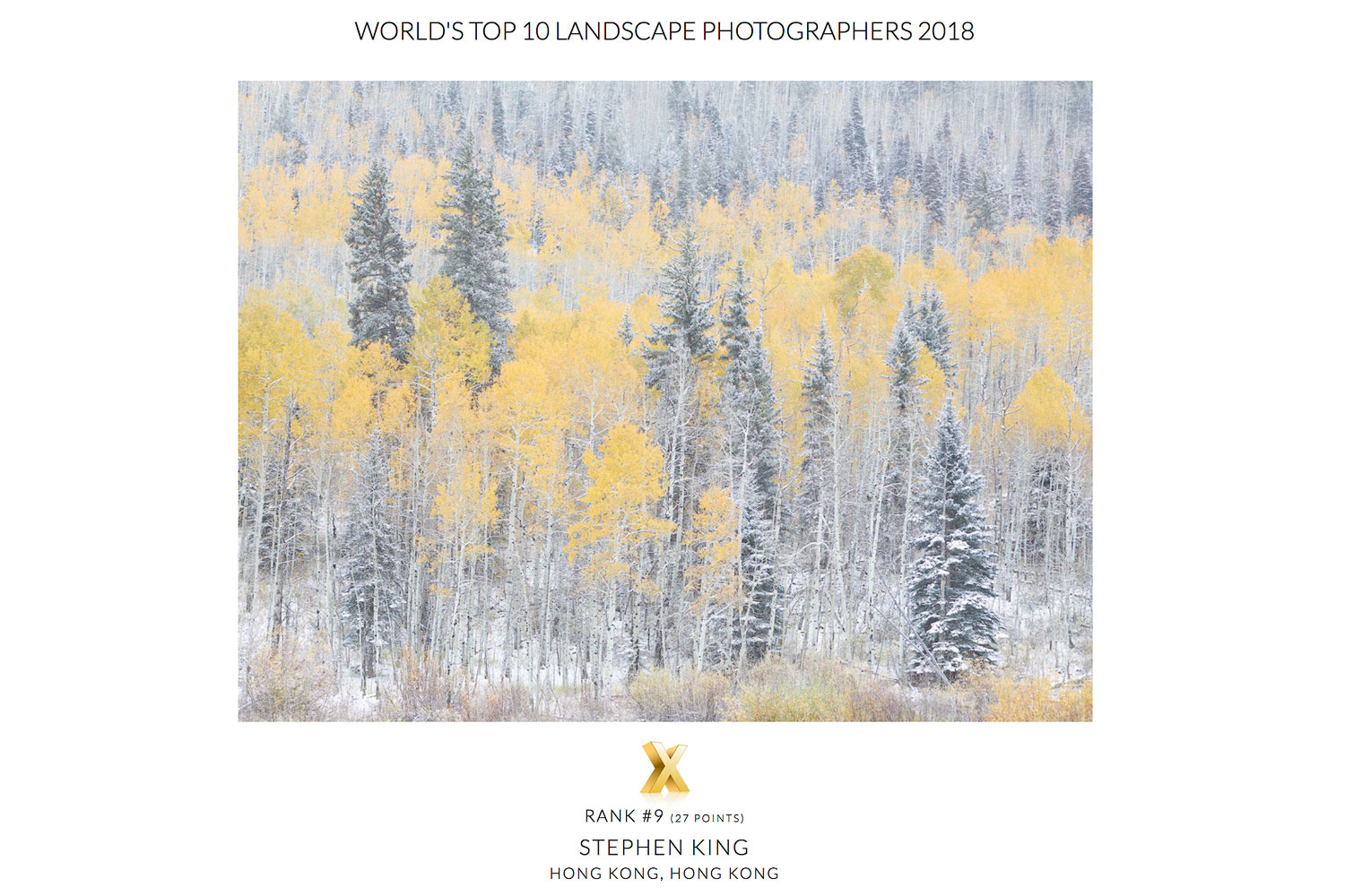 World's Top 10 Landscape Photographer of the Year - Stephen King ...